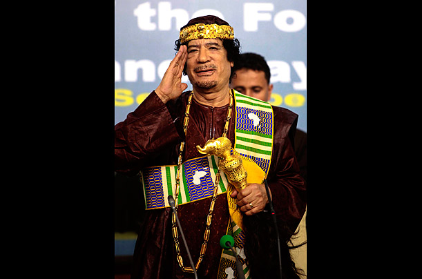 TIME Takes a Look at Libyan Dictator Muammar Gaddafi's Crazy Wardrobe ...