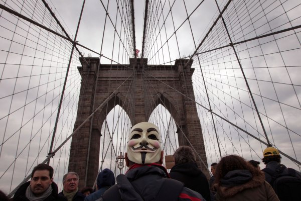 Occupy Wall Street, One Year Later: A History in Masks | TIME.com