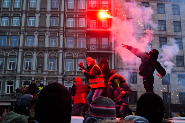Photos: Thousands Rally in Ukraine Capital Against Protest Ban | TIME.com